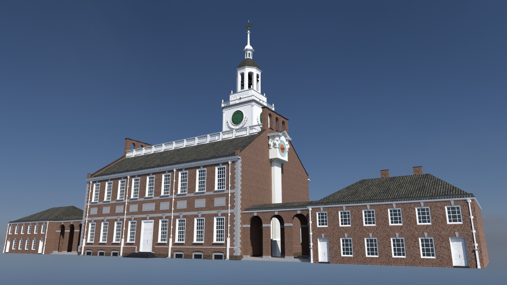 Independence Hall Model - TurboSquid 2179184