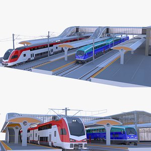 3D Railway Station Models - Browse & Download Formats - TurboSquid