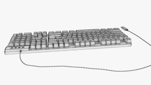 3D model gaming keyboard - TurboSquid 1592921