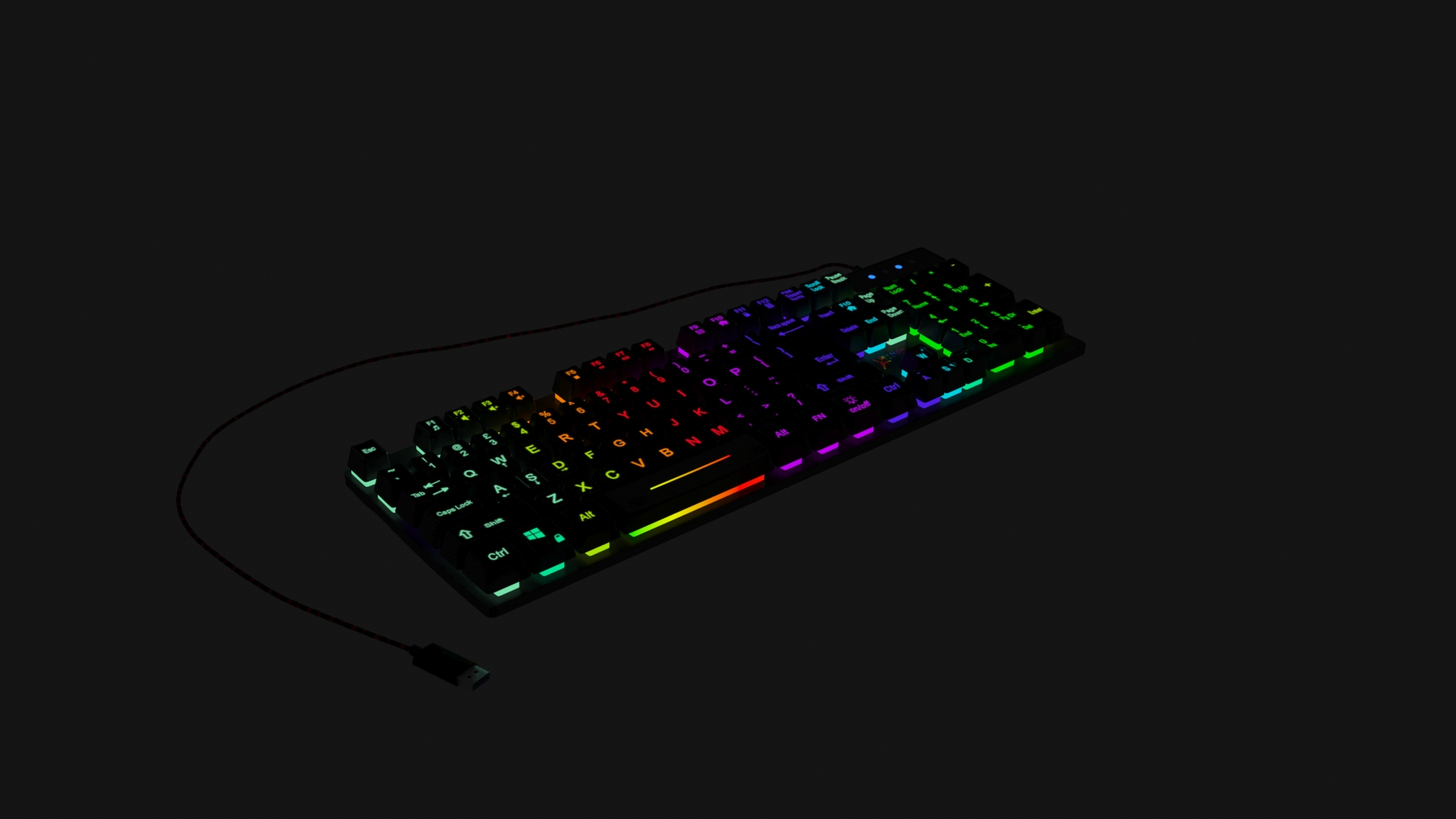 3D Model Gaming Keyboard - TurboSquid 1592921