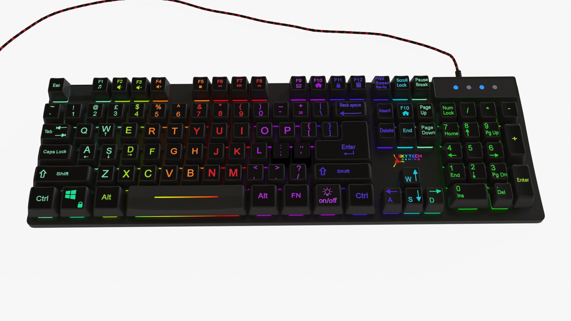 3D Model Gaming Keyboard - TurboSquid 1592921
