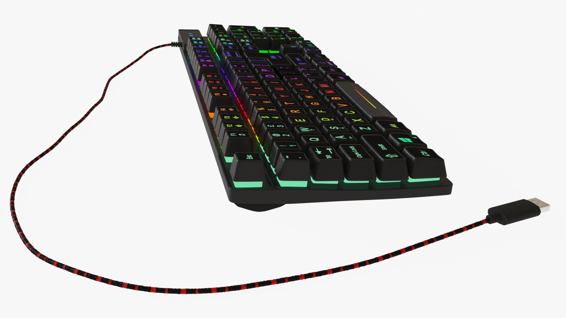 3D Model Gaming Keyboard - TurboSquid 1592921