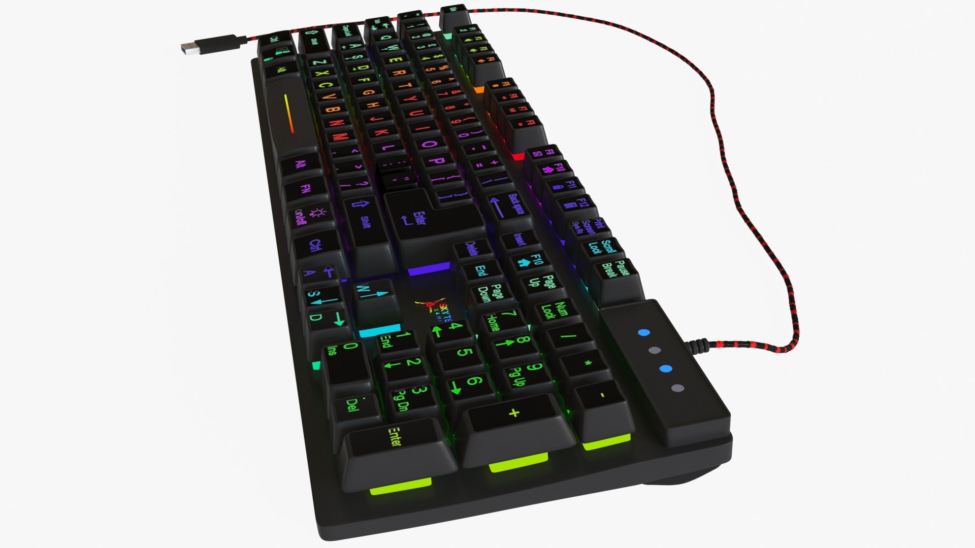 3D Model Gaming Keyboard - TurboSquid 1592921