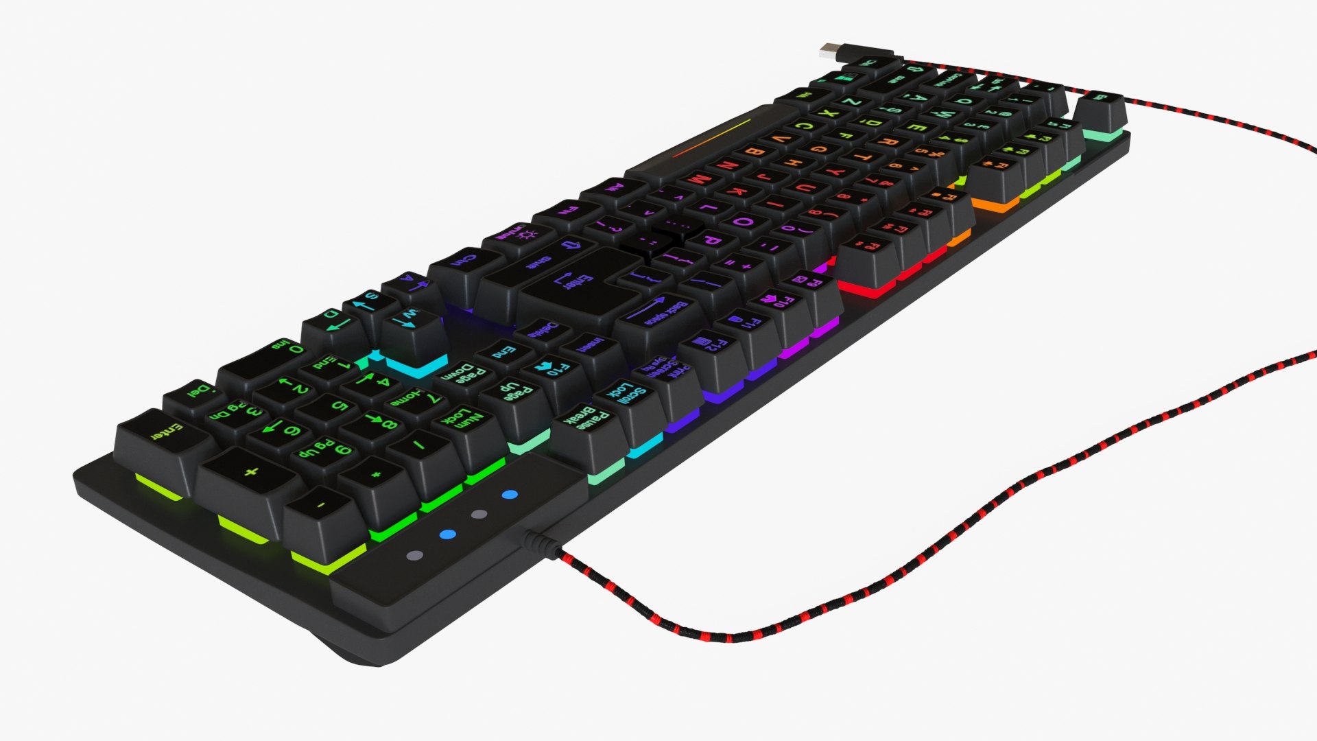 3D Model Gaming Keyboard - TurboSquid 1592921