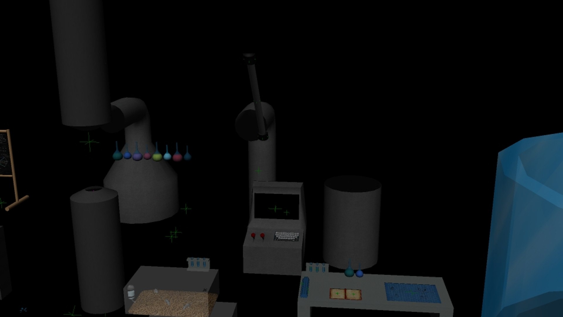 3d Model Of Lab Equipment Package