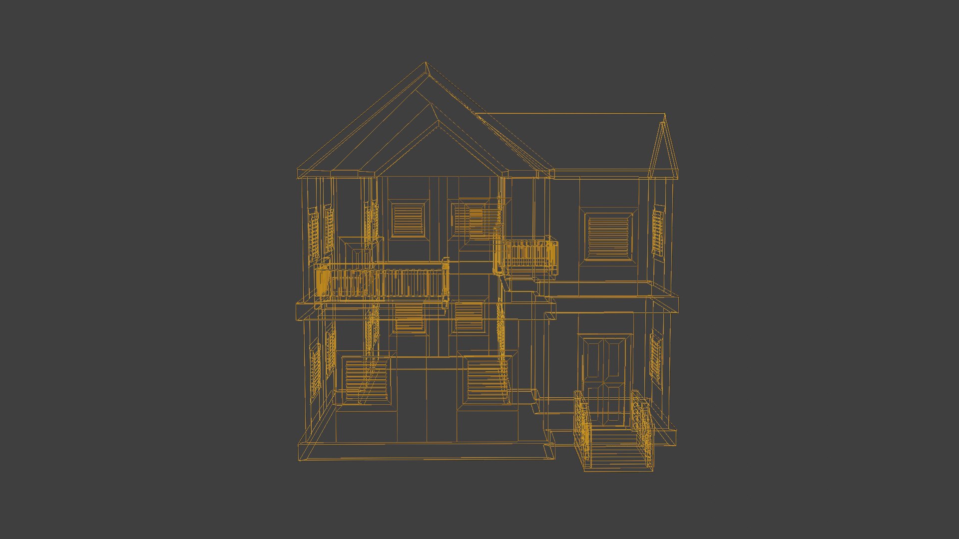 3D Model House Model 16 - TurboSquid 1766680