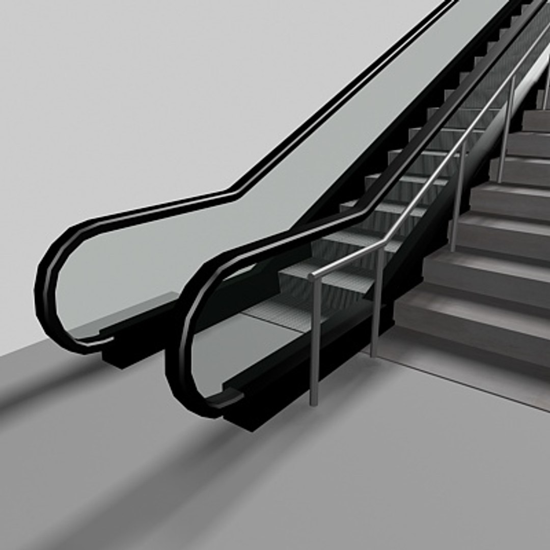 Escalator Stair 3d Model