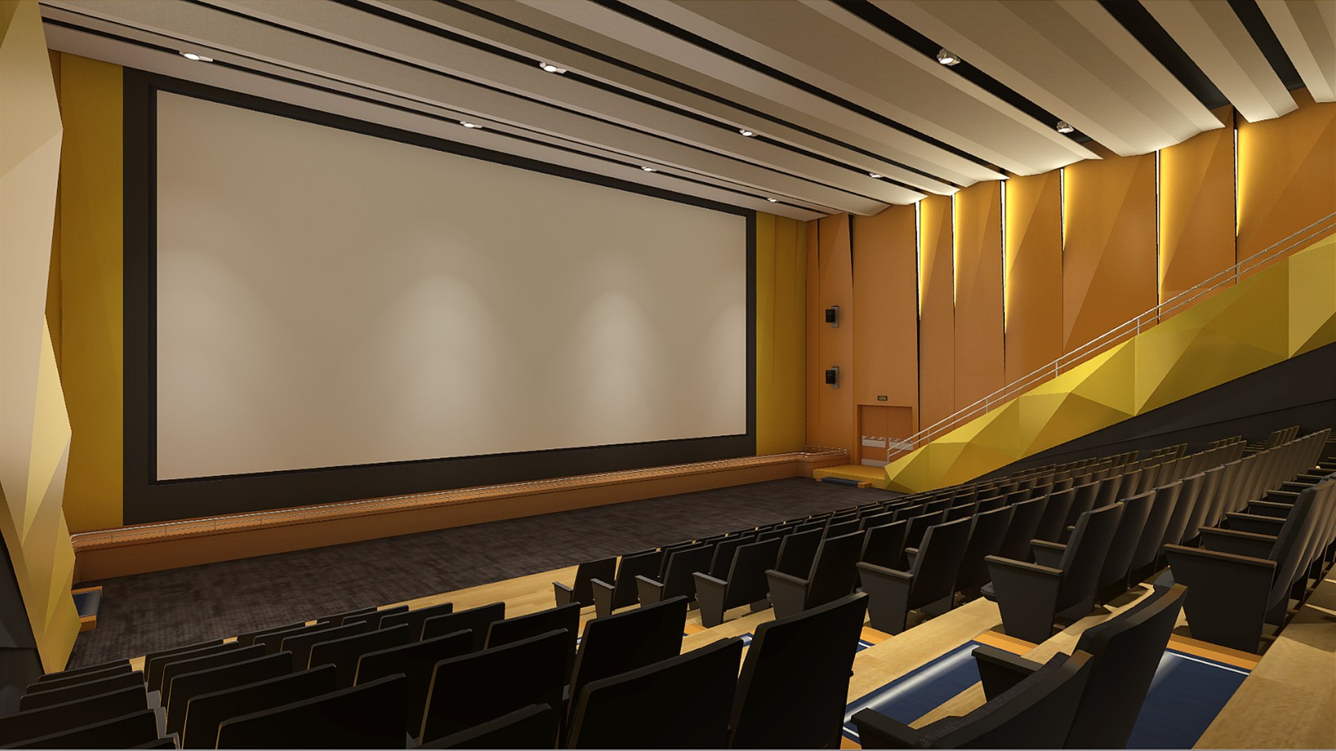 Hall Movie Model - TurboSquid 1666299