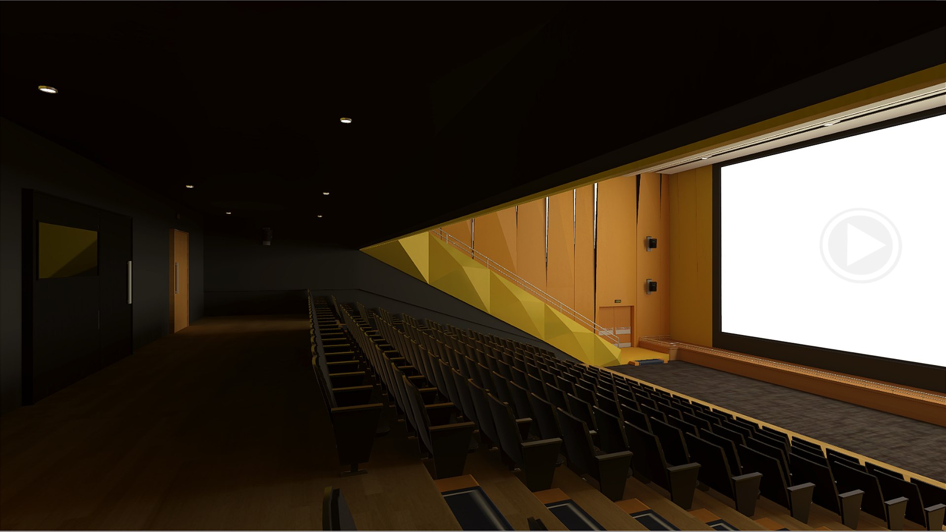 Hall Movie Model - TurboSquid 1666299