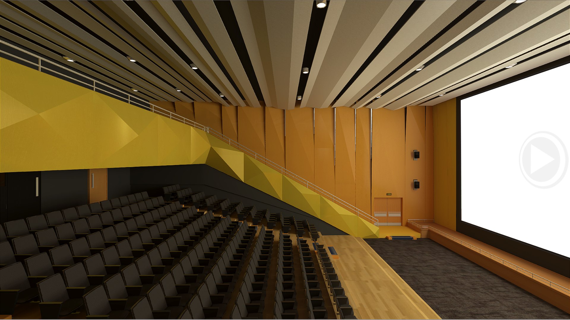 Hall Movie Model - TurboSquid 1666299