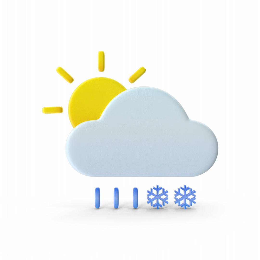 Weather Icon 6 3D Model - TurboSquid 2320204