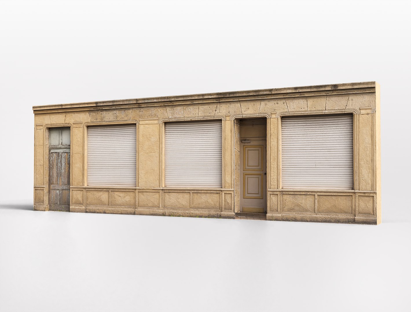 3D Model 10 Old Building Collection Assets LowPoly - TurboSquid 2080697