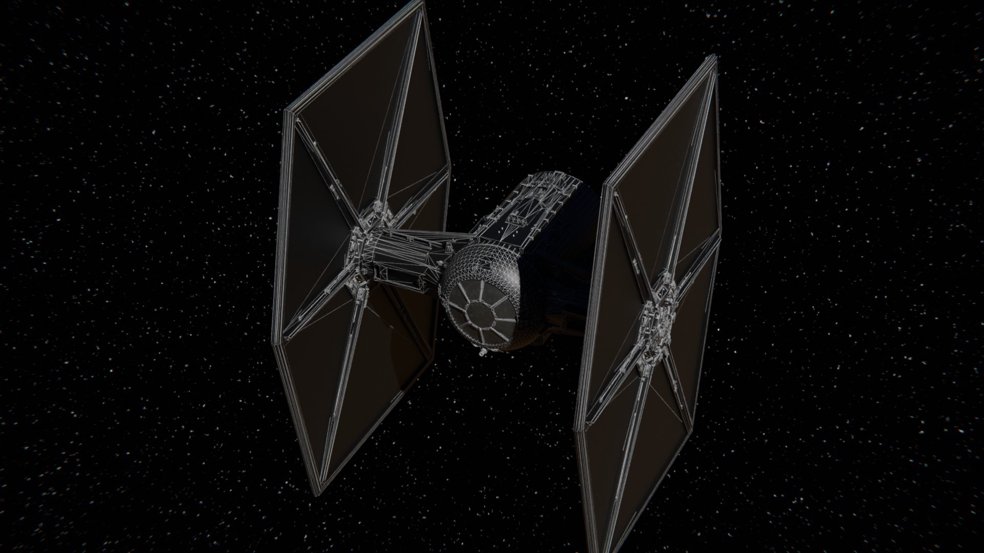 Star Wars TIE-GT Ground Targeting Fighter 3D Model - TurboSquid 2330488