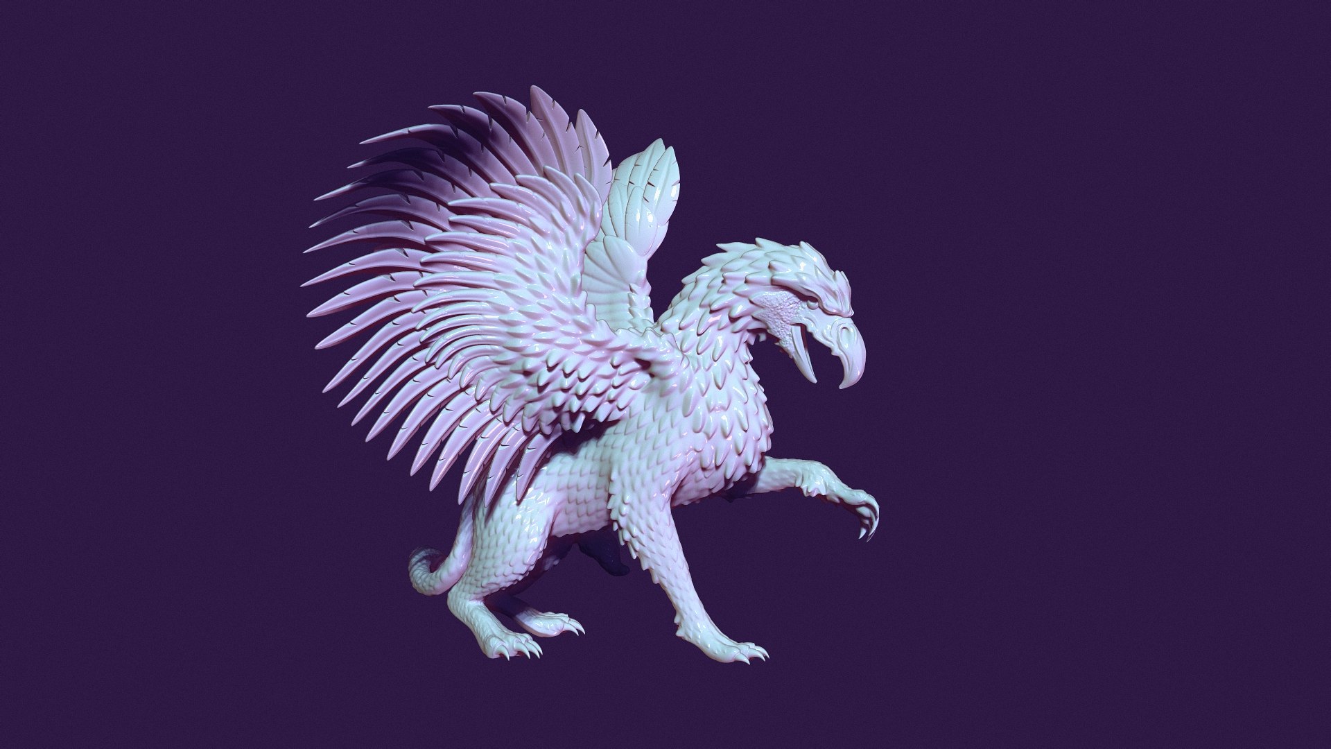 3D Griffon Griffin 3D Print Model - TurboSquid 2075160