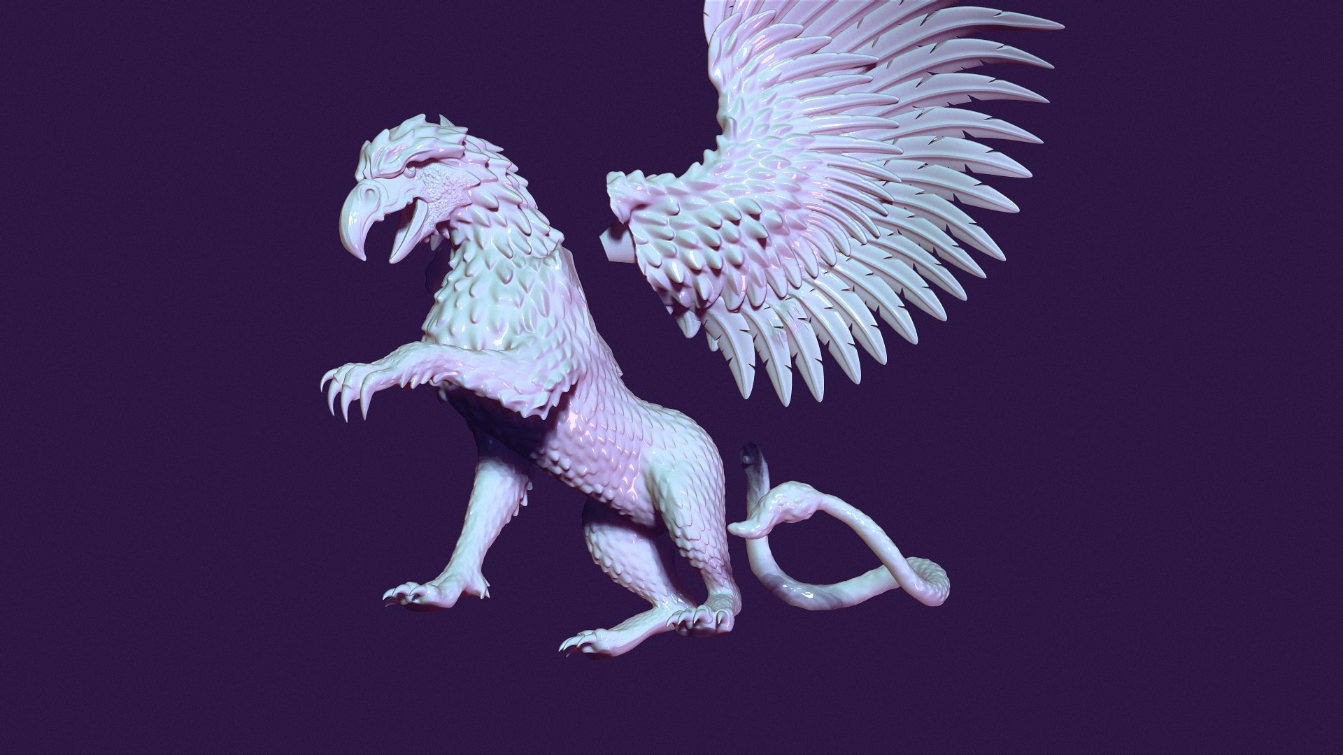 3D Griffon Griffin 3D Print Model - TurboSquid 2075160