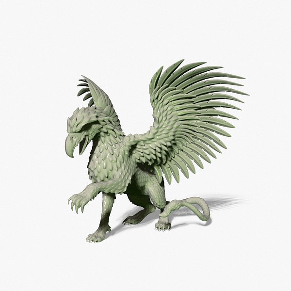 Griffon Griffin 3D print model 3D 모델 - TurboSquid 2075160