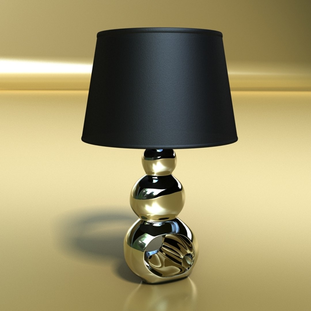 3d model modern table lamp 08