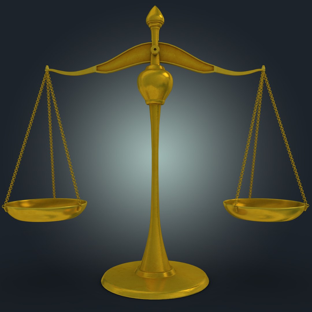 3d scales gold silver