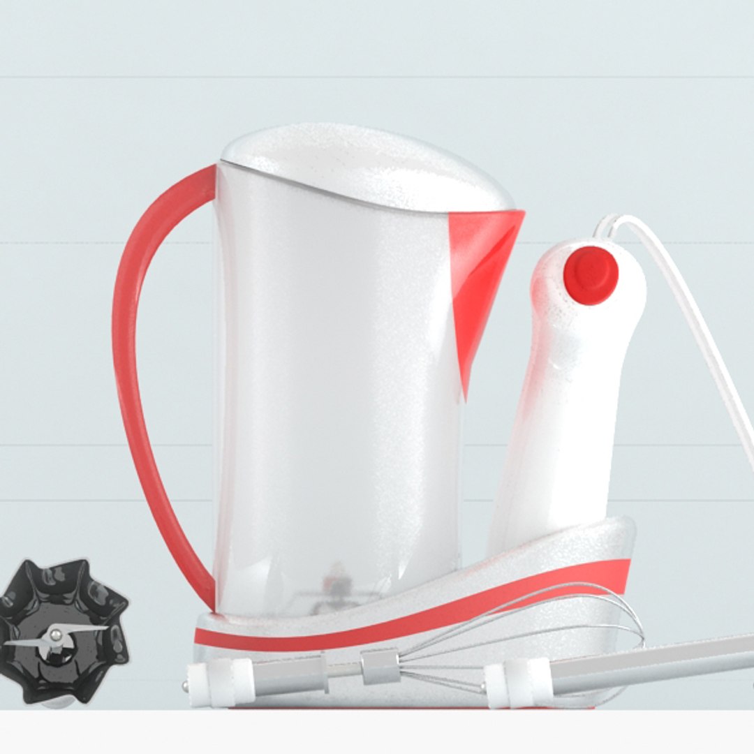 3D mixer batidora model - TurboSquid 1542460