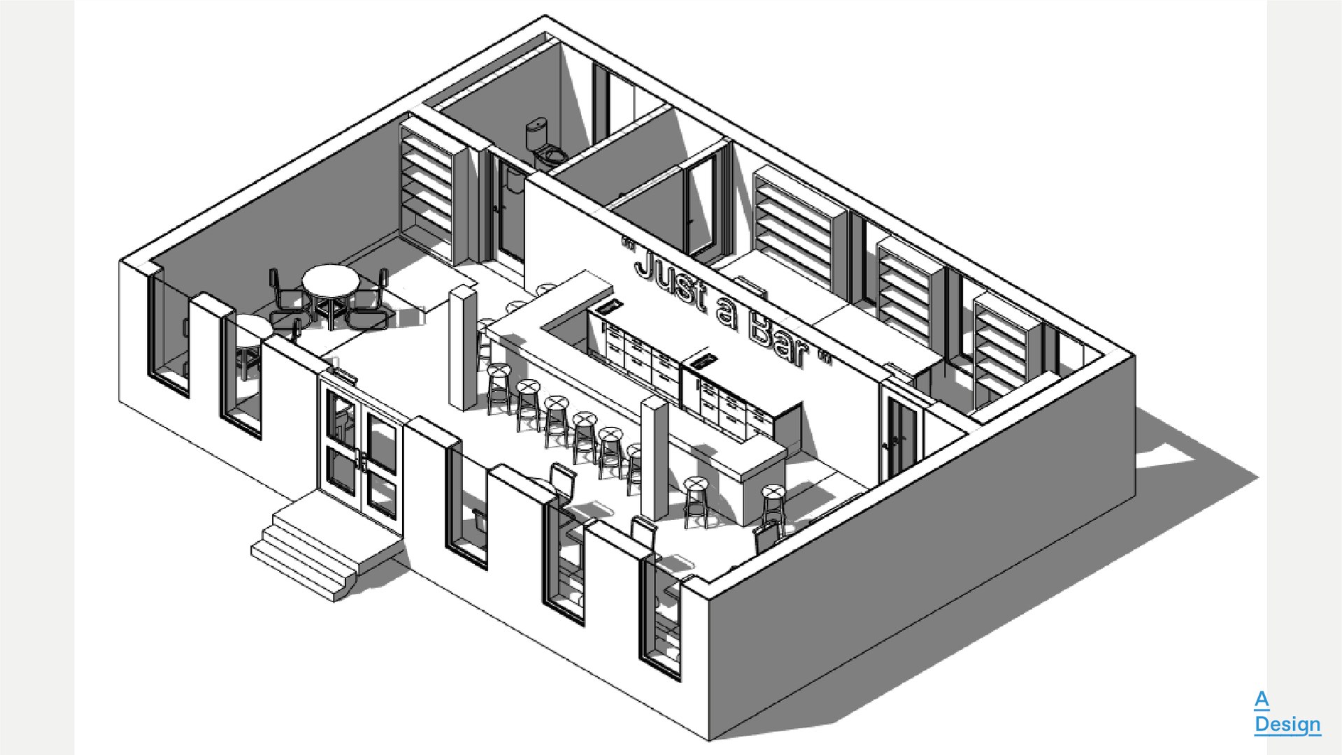 Bar - Revit Model 3D Model - TurboSquid 2018313
