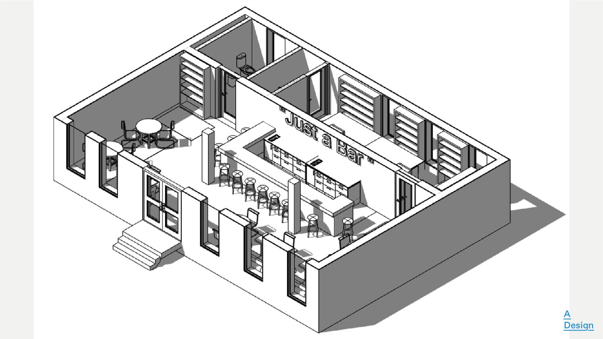 modelo 3d Barra - modelo Revit - TurboSquid 2018313
