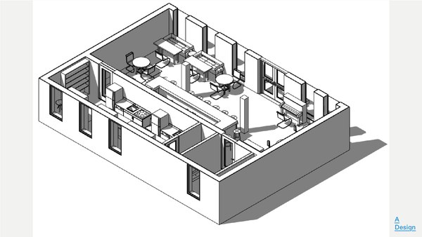 modelo 3d Barra - modelo Revit - TurboSquid 2018313