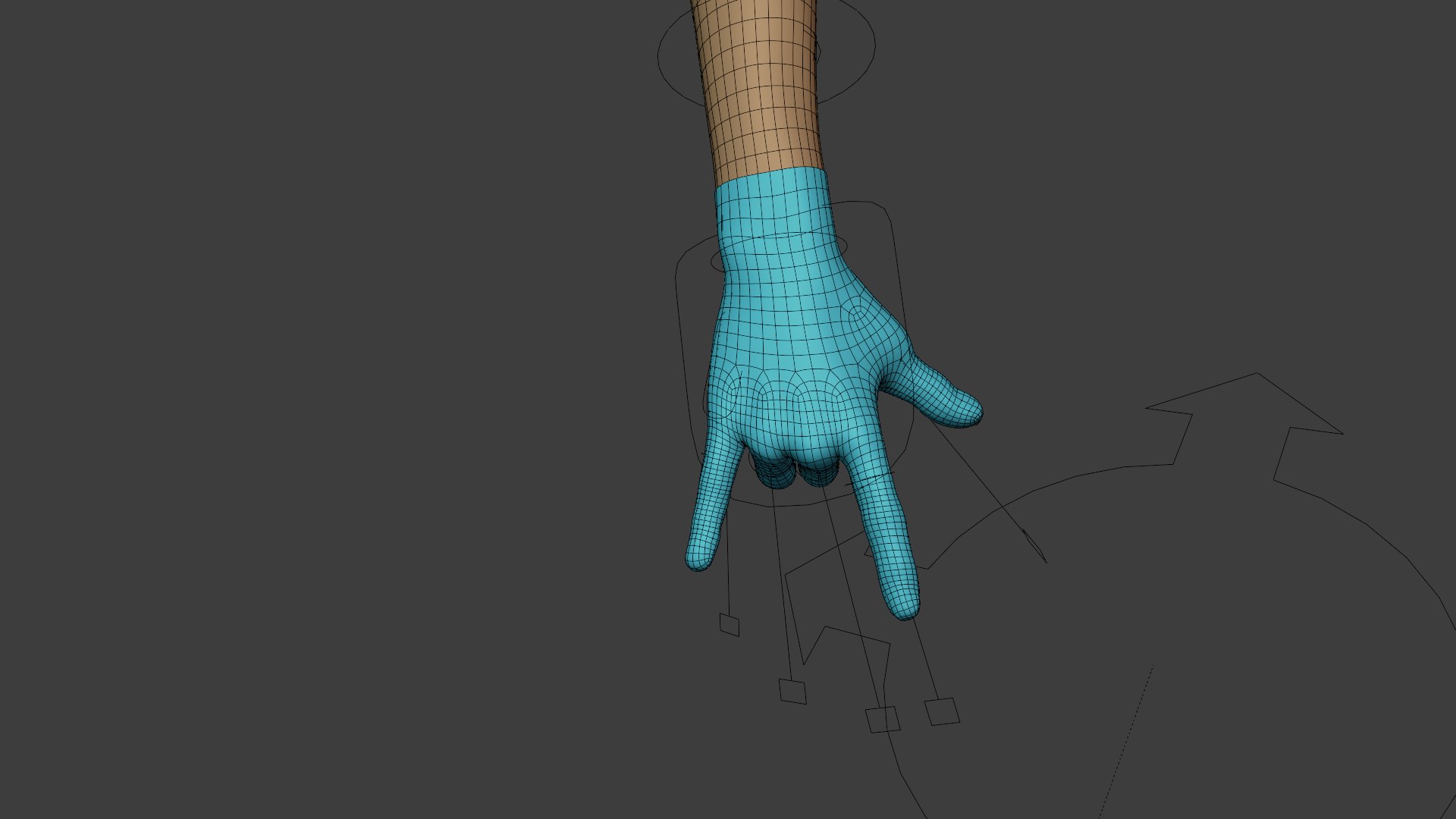 3D Gloved Medical Hand Rig - TurboSquid 1643428