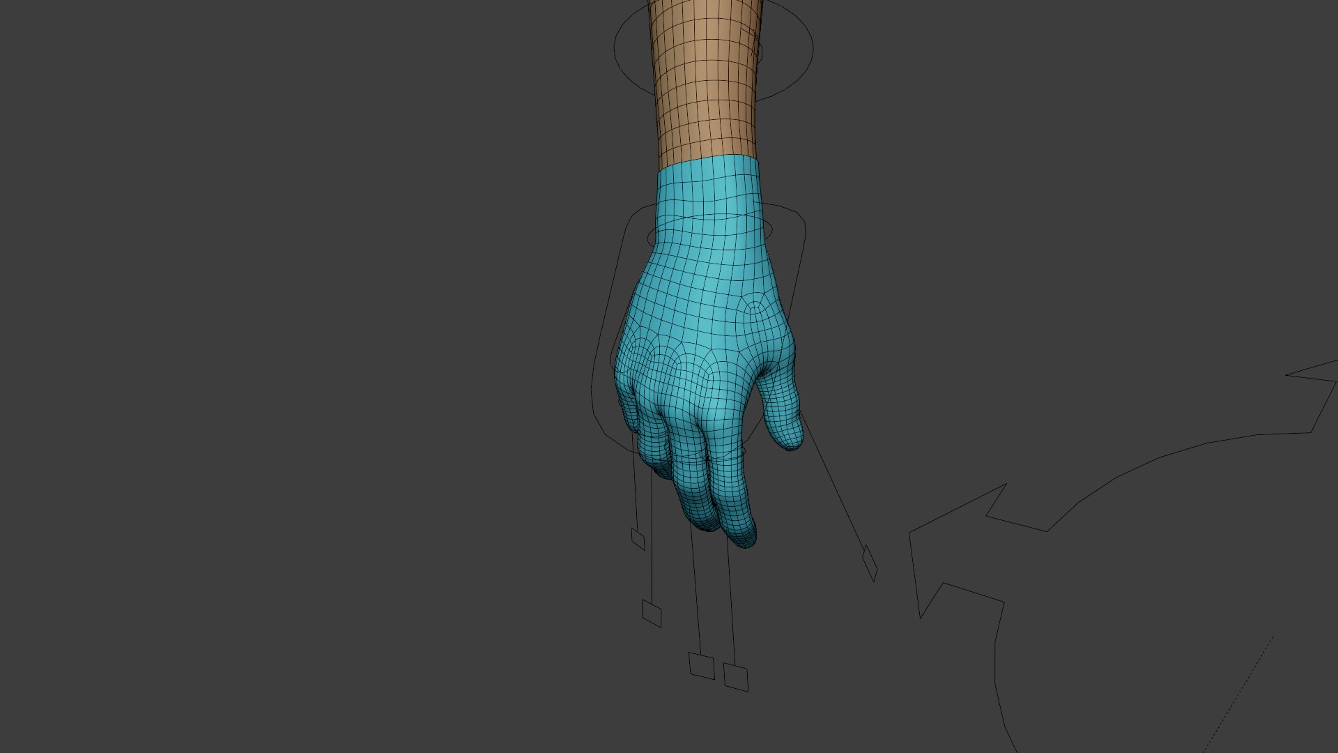3D Gloved Medical Hand Rig - TurboSquid 1643428