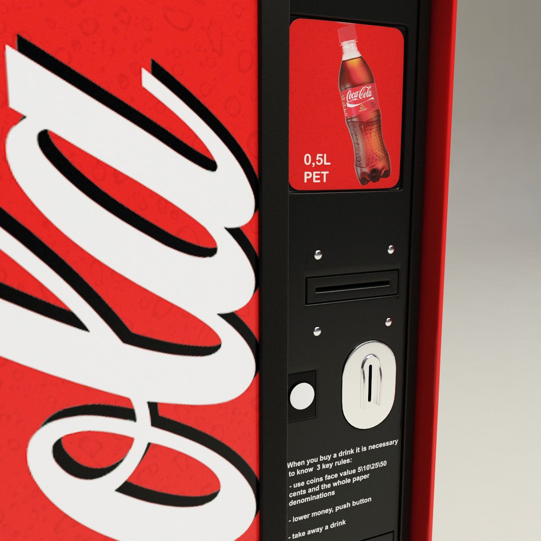 Coca Cola Vending Machine Buttons