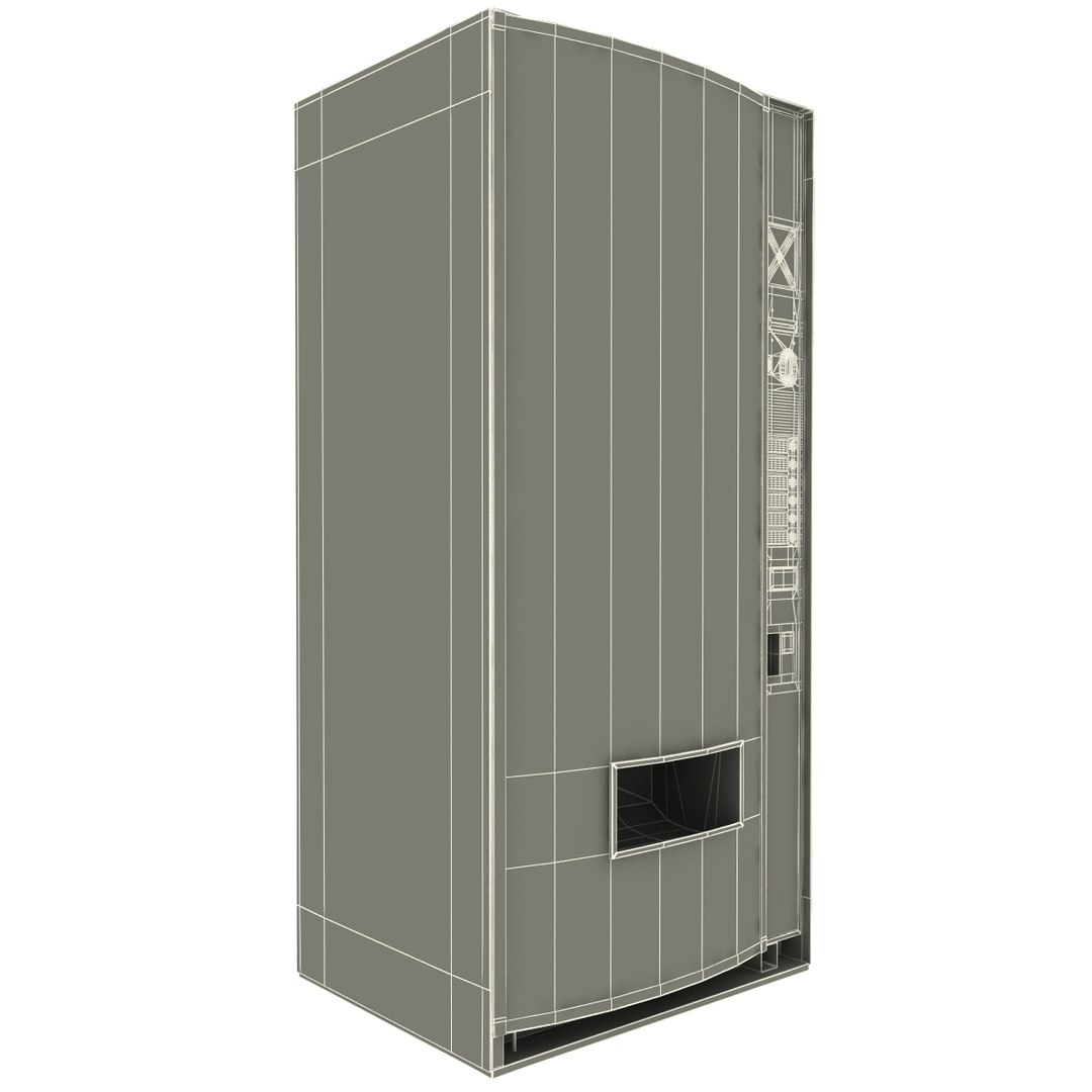 Coca Cola Vending Machine 3d Model