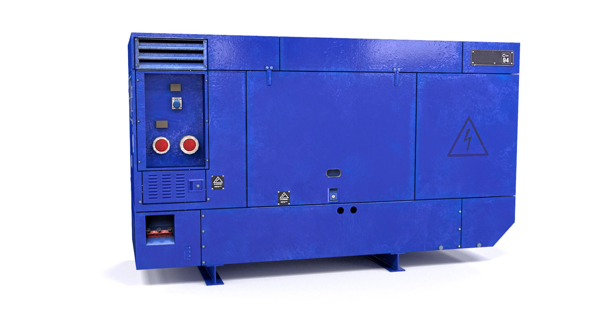 3d model electric power generator