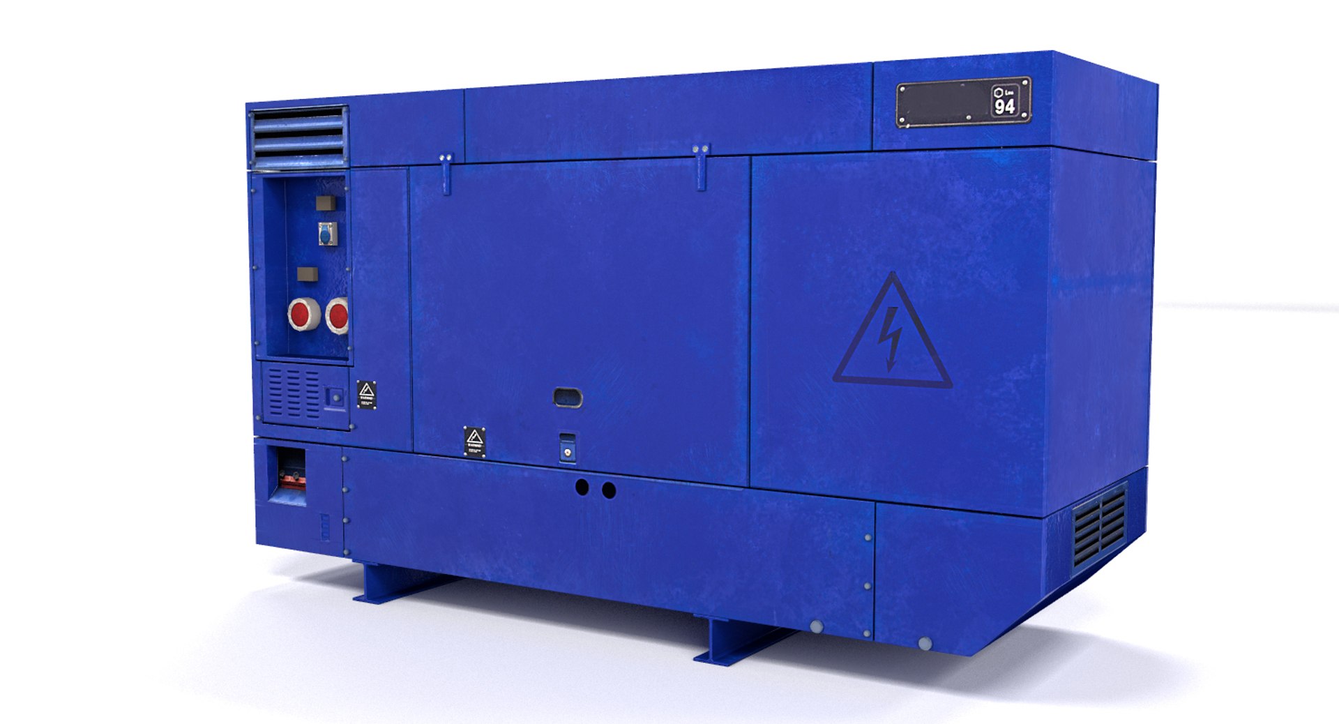 3d model electric power generator