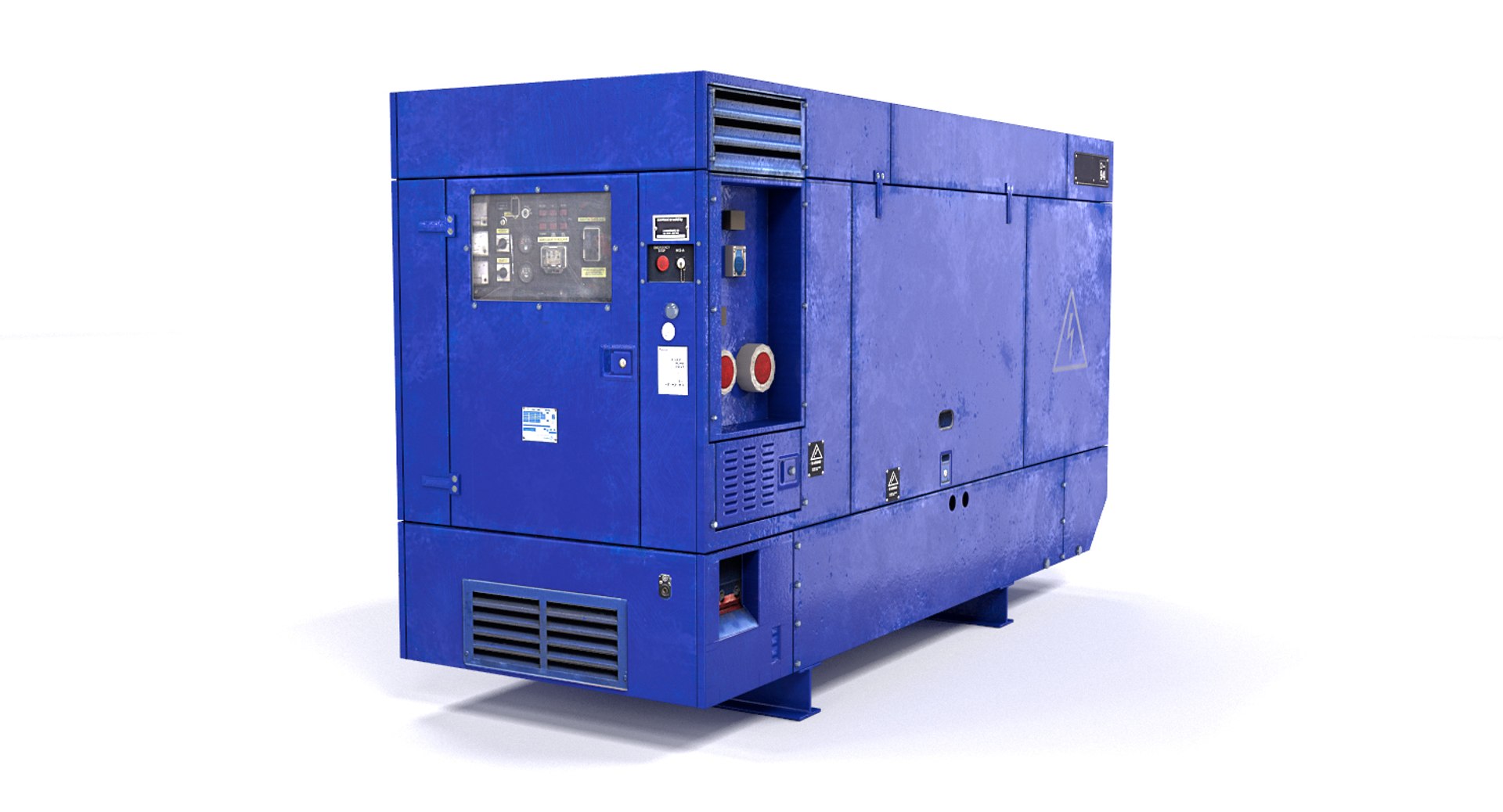 3d model electric power generator