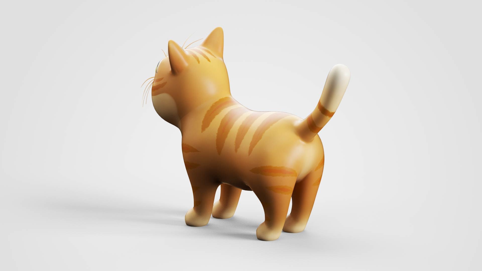 Cartoon Cat Model - TurboSquid 1998970
