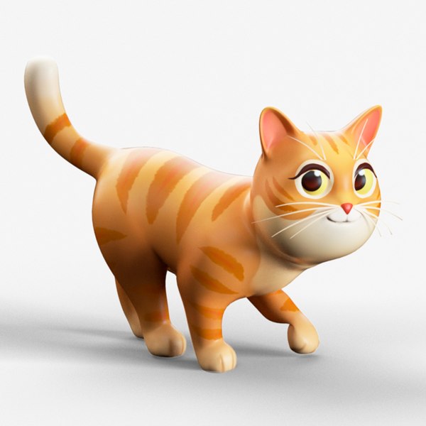 Cartoon cat 3D 모델 - TurboSquid 1998970