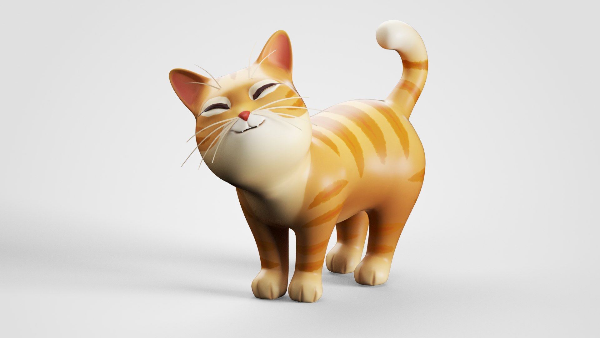 Cartoon Cat Model - TurboSquid 1998970