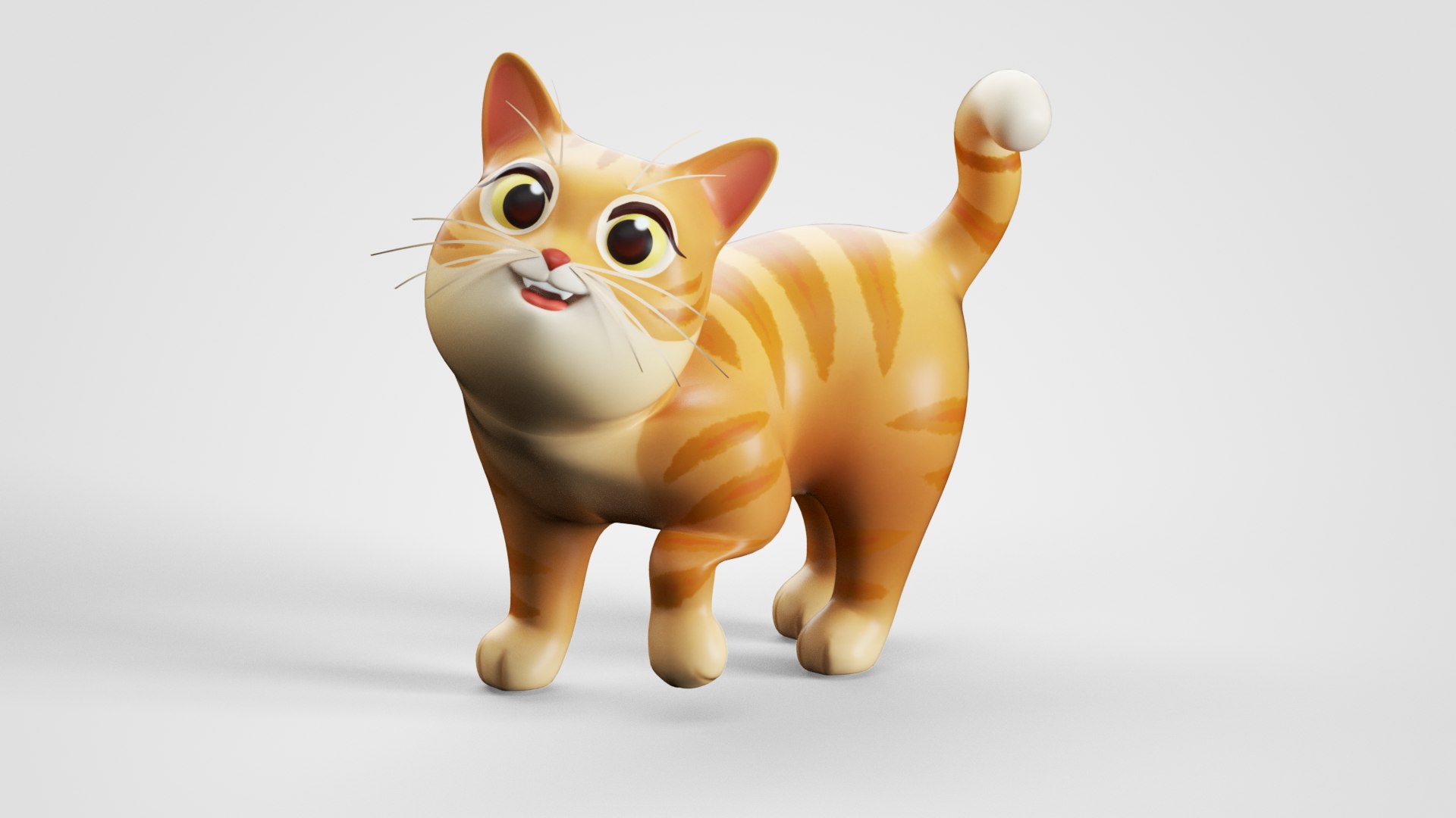 Cartoon Cat Model - TurboSquid 1998970