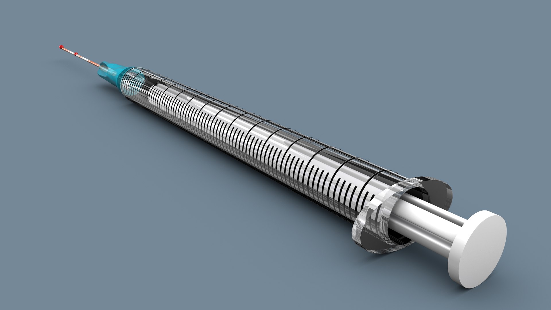 Contaminated Syringe 3D Model - TurboSquid 1803278