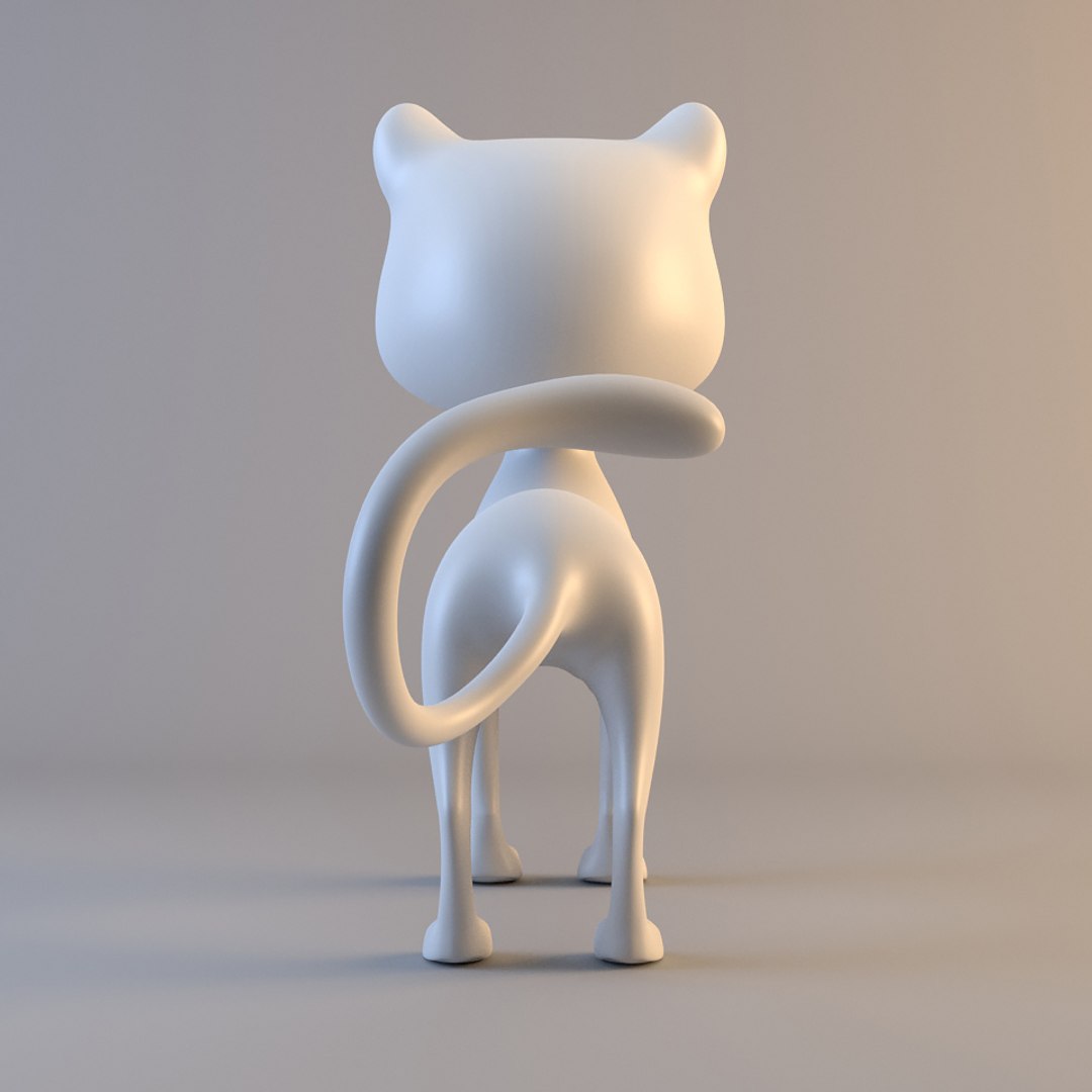 Cat Modelled Ready 3d Model