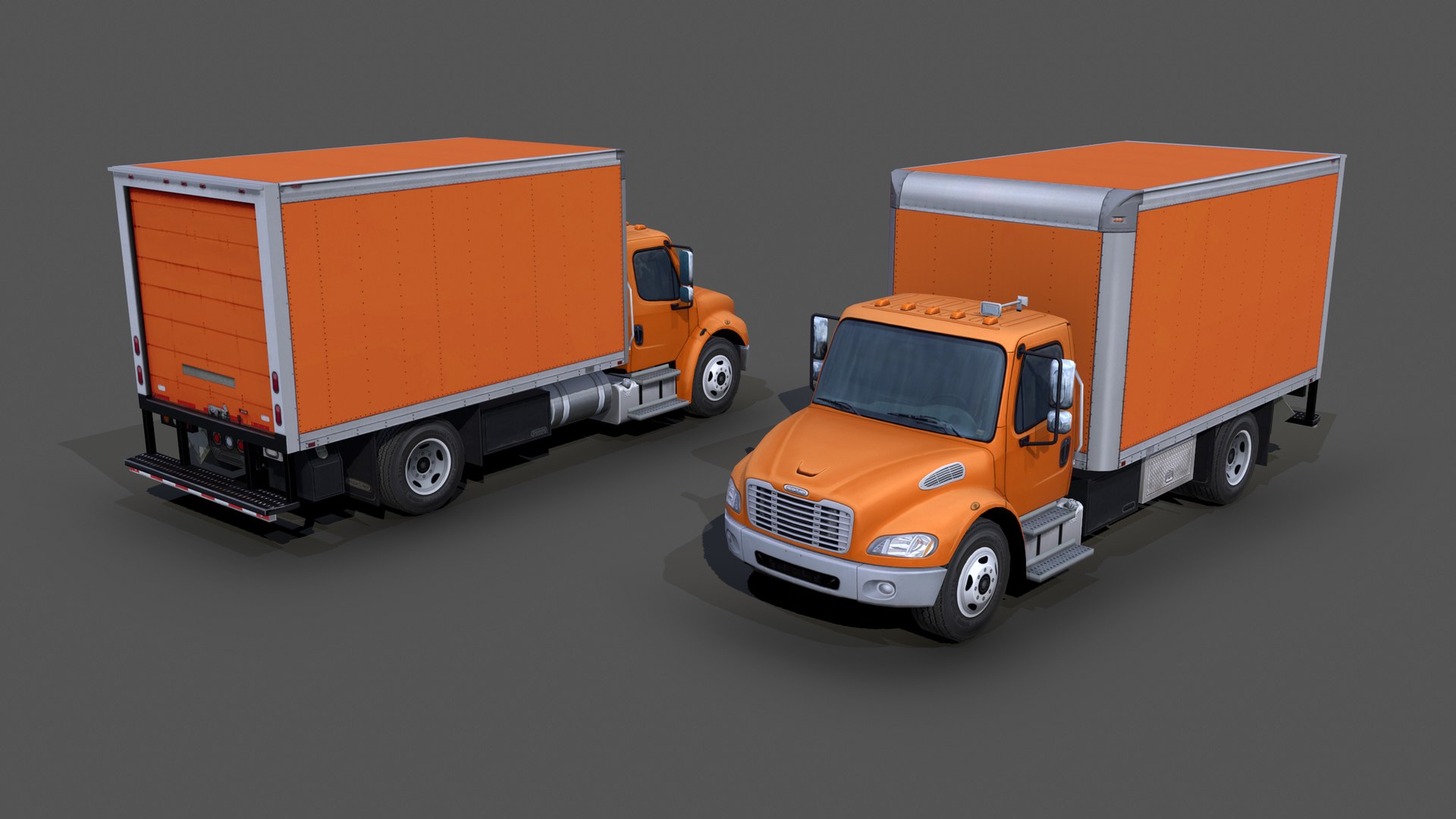 Freightliner Business Class M2 106 2004 Cargo Box S02 Model ...