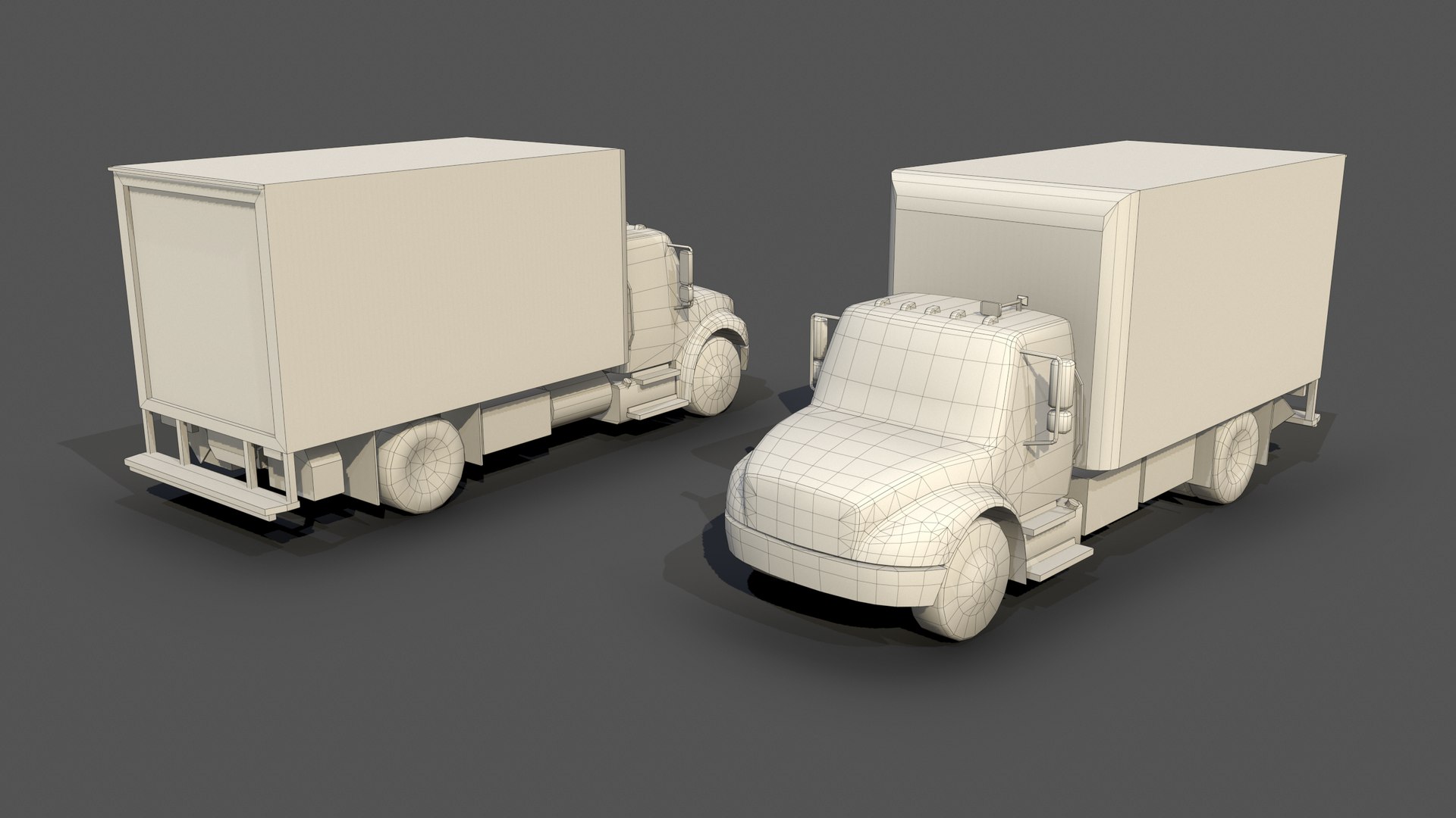 Freightliner Business Class M2 106 2004 Cargo Box S02 Model ...
