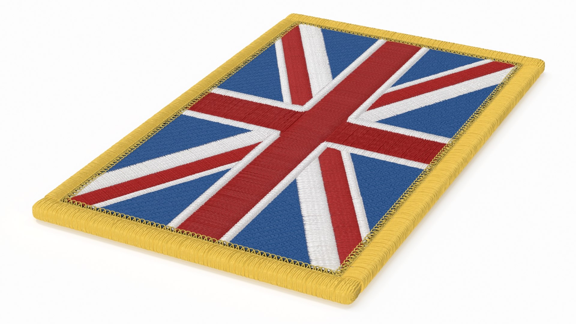 3D Great Britain Flag Patch Model - TurboSquid 2202470