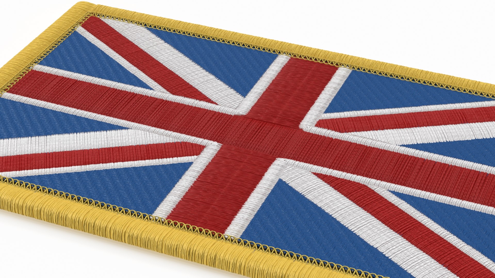 3D Great Britain Flag Patch Model - TurboSquid 2202470