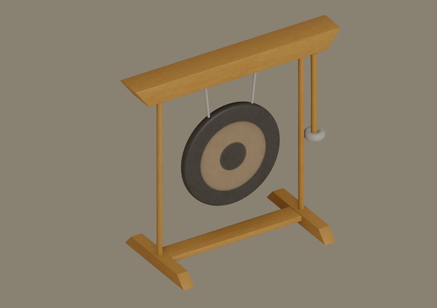 Gong Model - TurboSquid 1757333