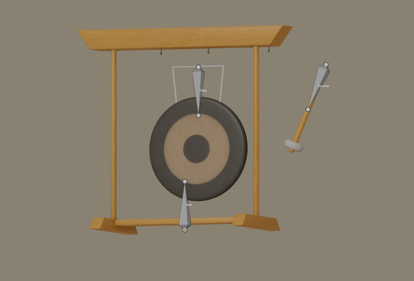 Gong Model - TurboSquid 1757333