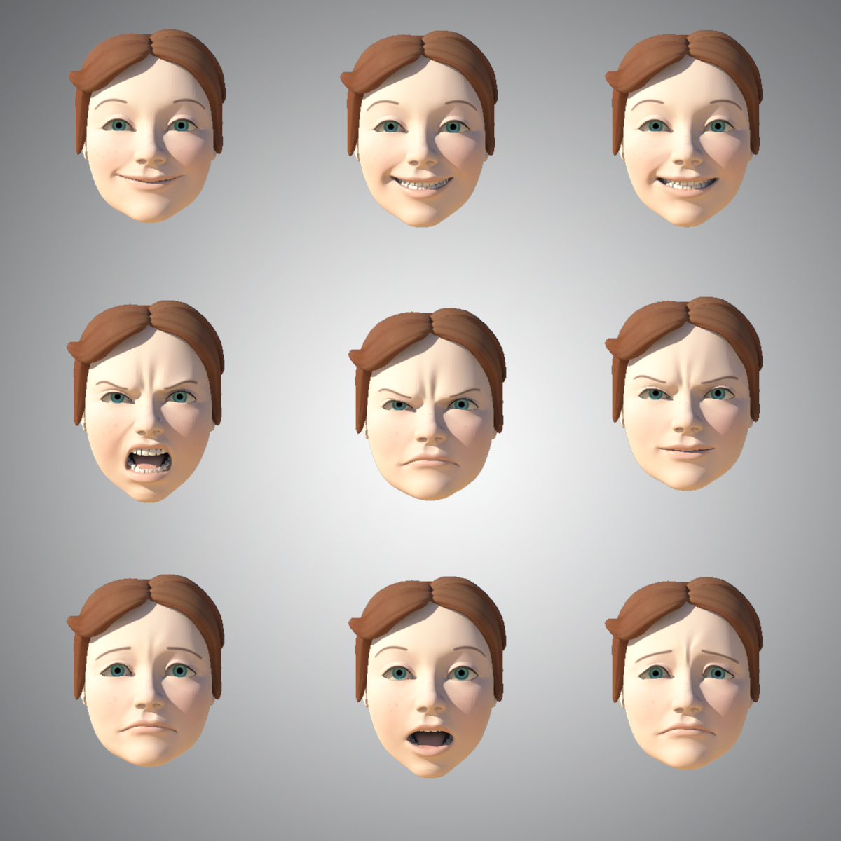3ds max girl morphs