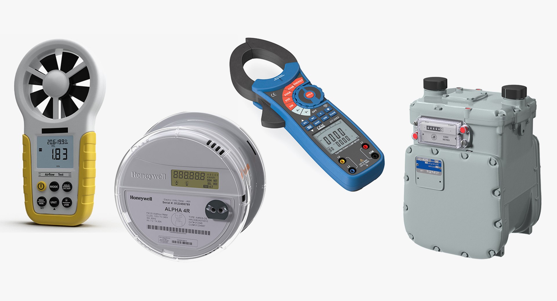 3D Utilities Meters Collection 2 - TurboSquid 1963023