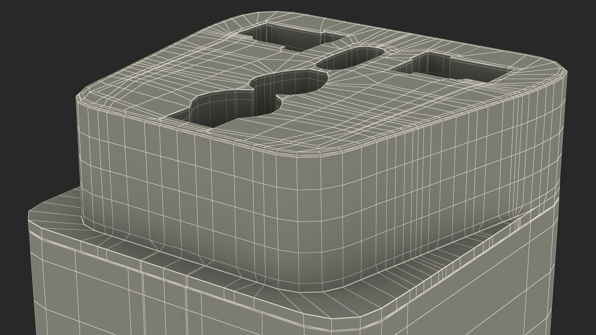 3D model Electrical Plug Type H Adapter Black - TurboSquid 1838051