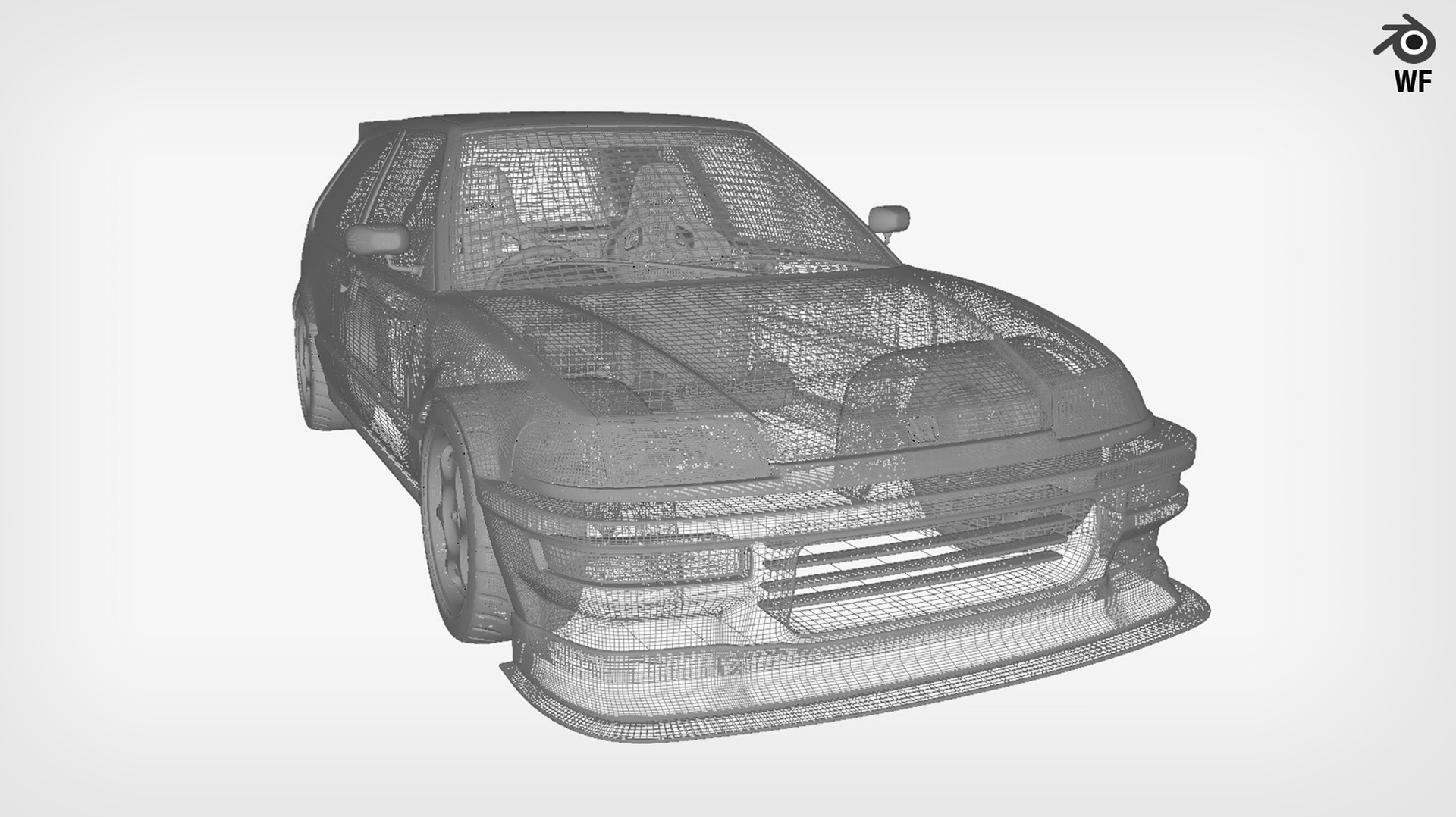 Honda Civic EF 1987 3D - TurboSquid 1816178
