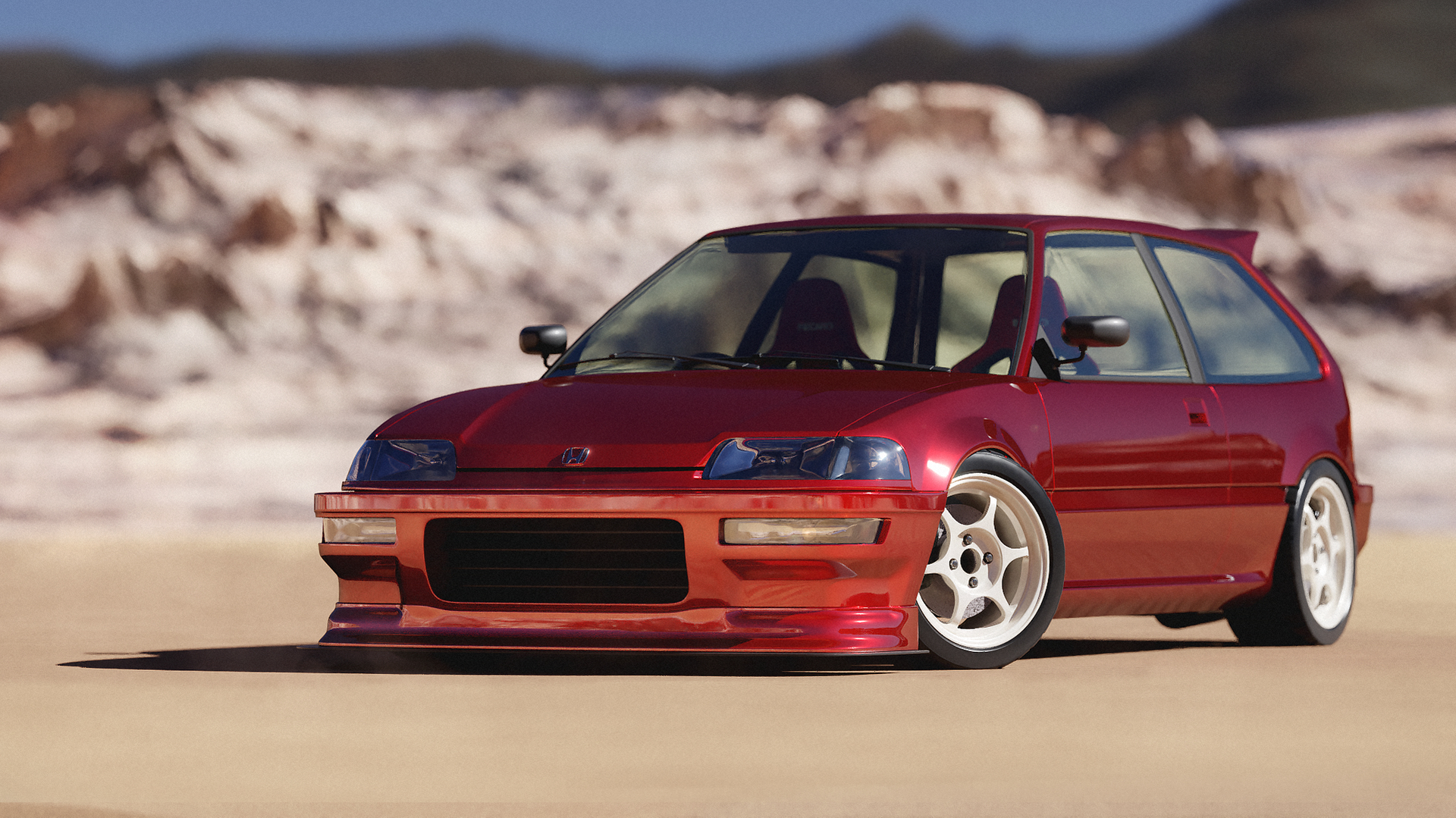 Honda Civic EF 1987 3D-Modell - TurboSquid 1816178